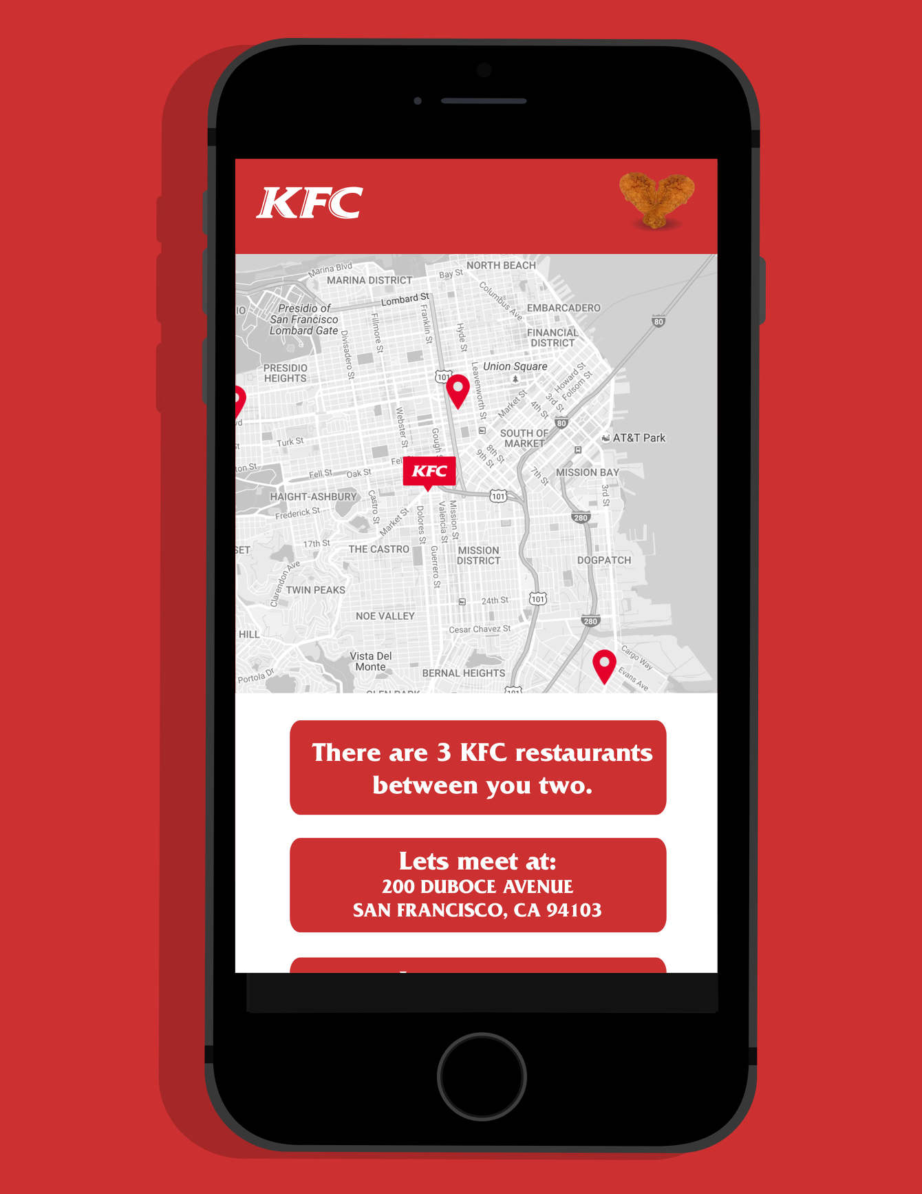 KFC, Love at first bite - JC Designs