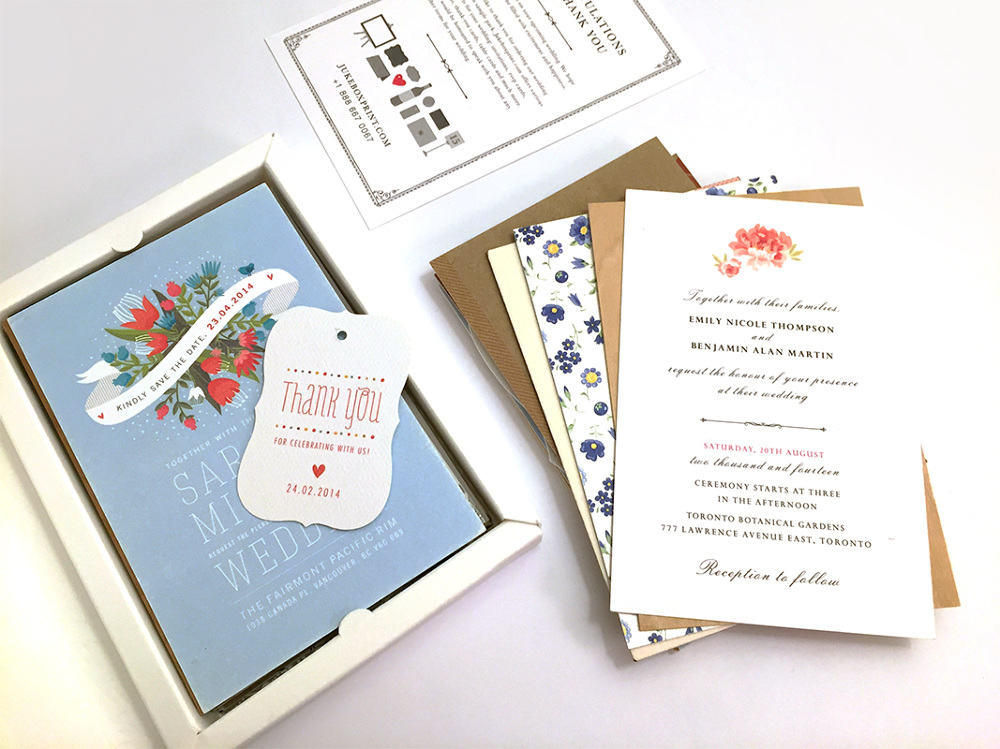 Wedding Invitation Sample pack - Hanacocoa