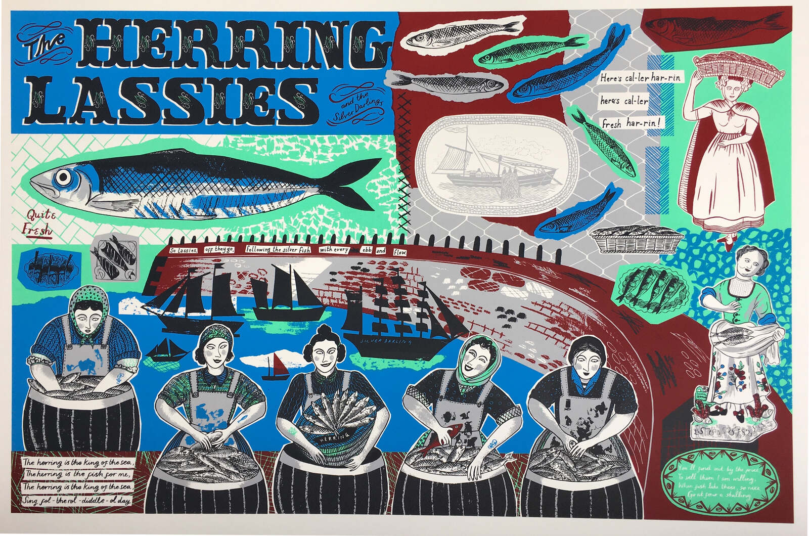 The Herring Lassies. - Alice Pattullo Illustration