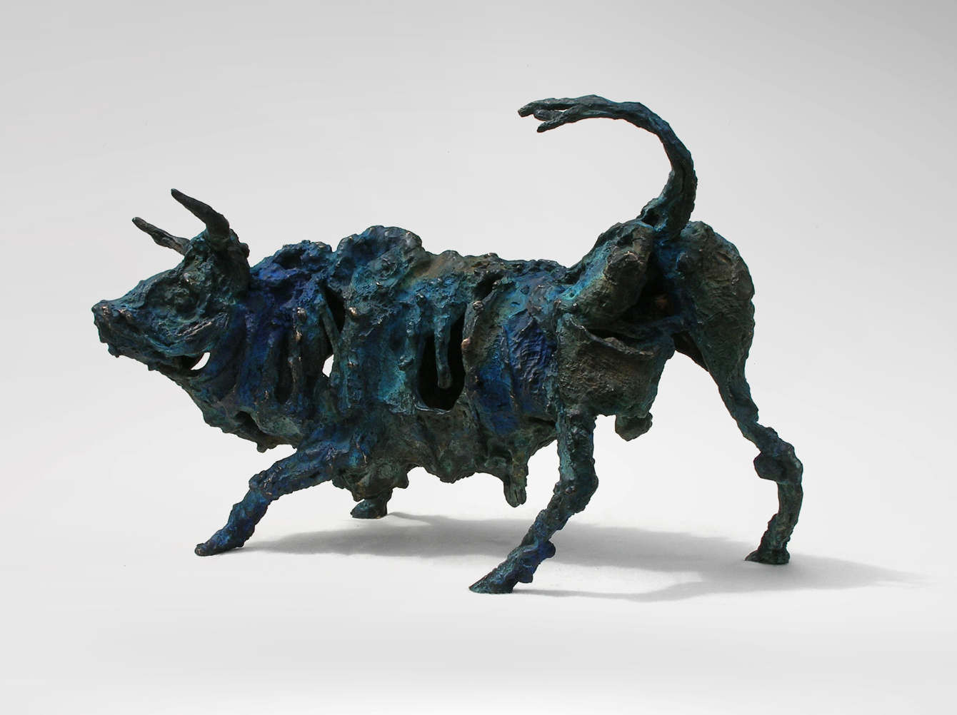 Blue Bull Fighting - Deborah van der Beek