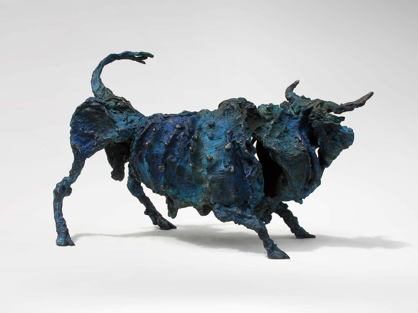 Blue Bull Fighting - Deborah van der Beek