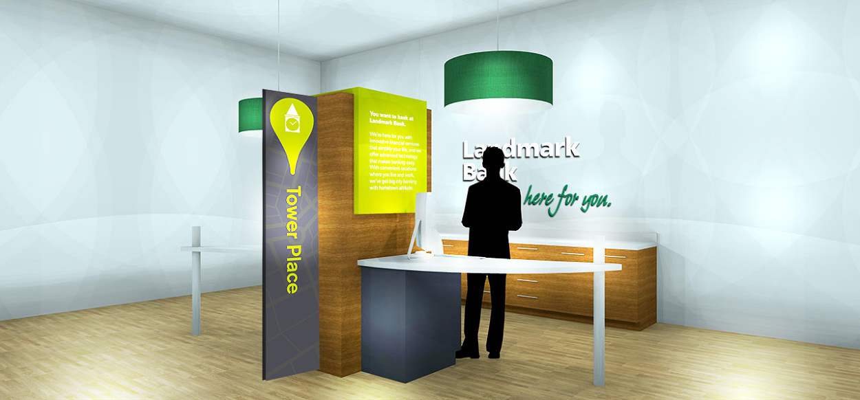 Landmark Bank Rebrand - Rachel Herring Design