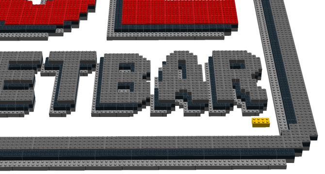 Lego Sign: Rogue Kitchen Wet Bar - 3030 Stories