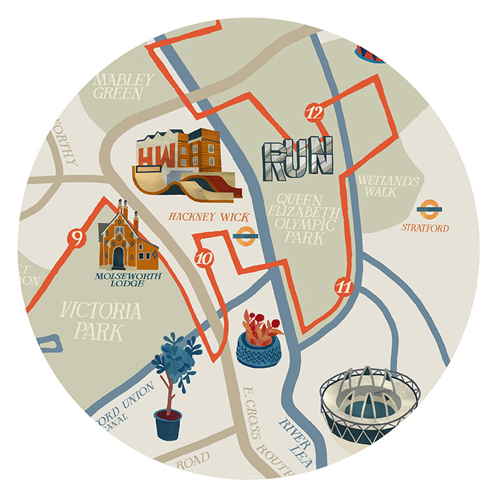 Hackney Map - Eleonora Kolycheva