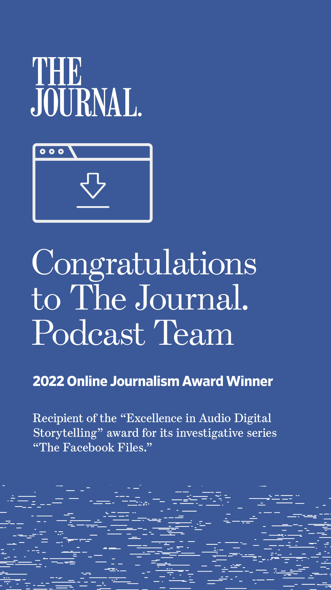 The Journal. Podcast - Charlie Curnow | Senior Copywriter