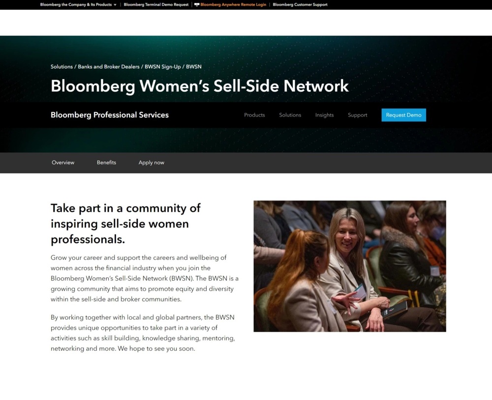 Bloomberg Women's Sell-Side Network - Charlie Curnow | Senior Copywriter