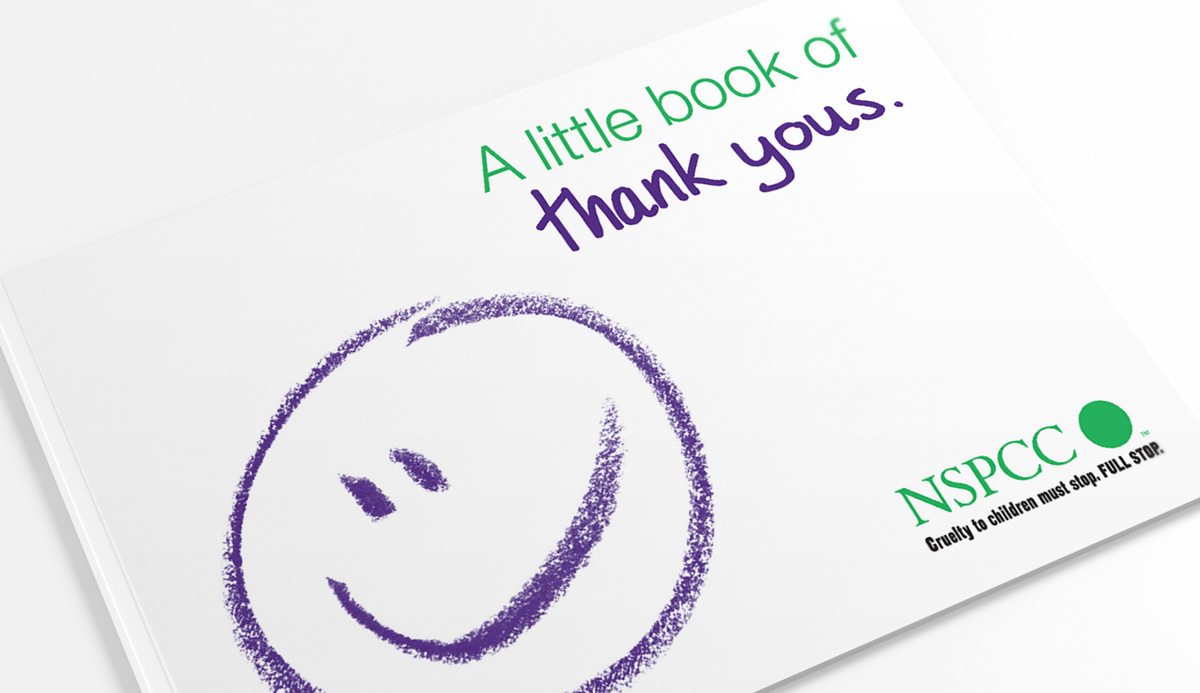 NSPCC - Thank You - Julian Clark – Freelance Graphic Design & Art Direction