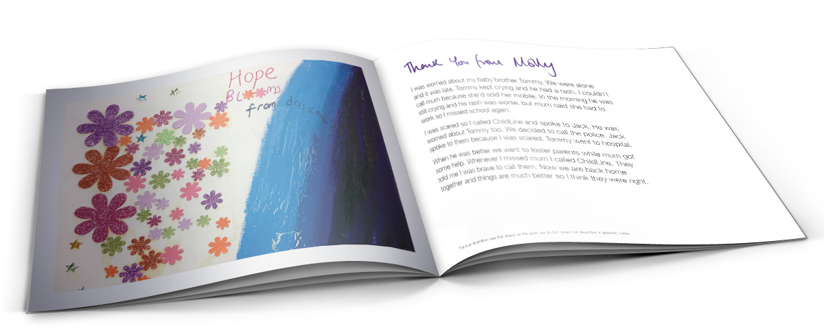 NSPCC - Thank You - Julian Clark – Freelance Graphic Design & Art Direction