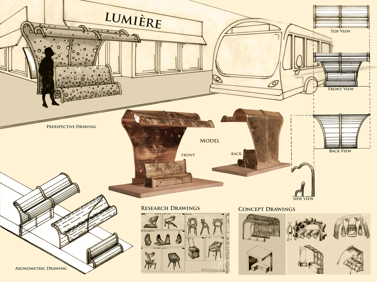 Design District Bus Stop Design - Cornelius Tulloch