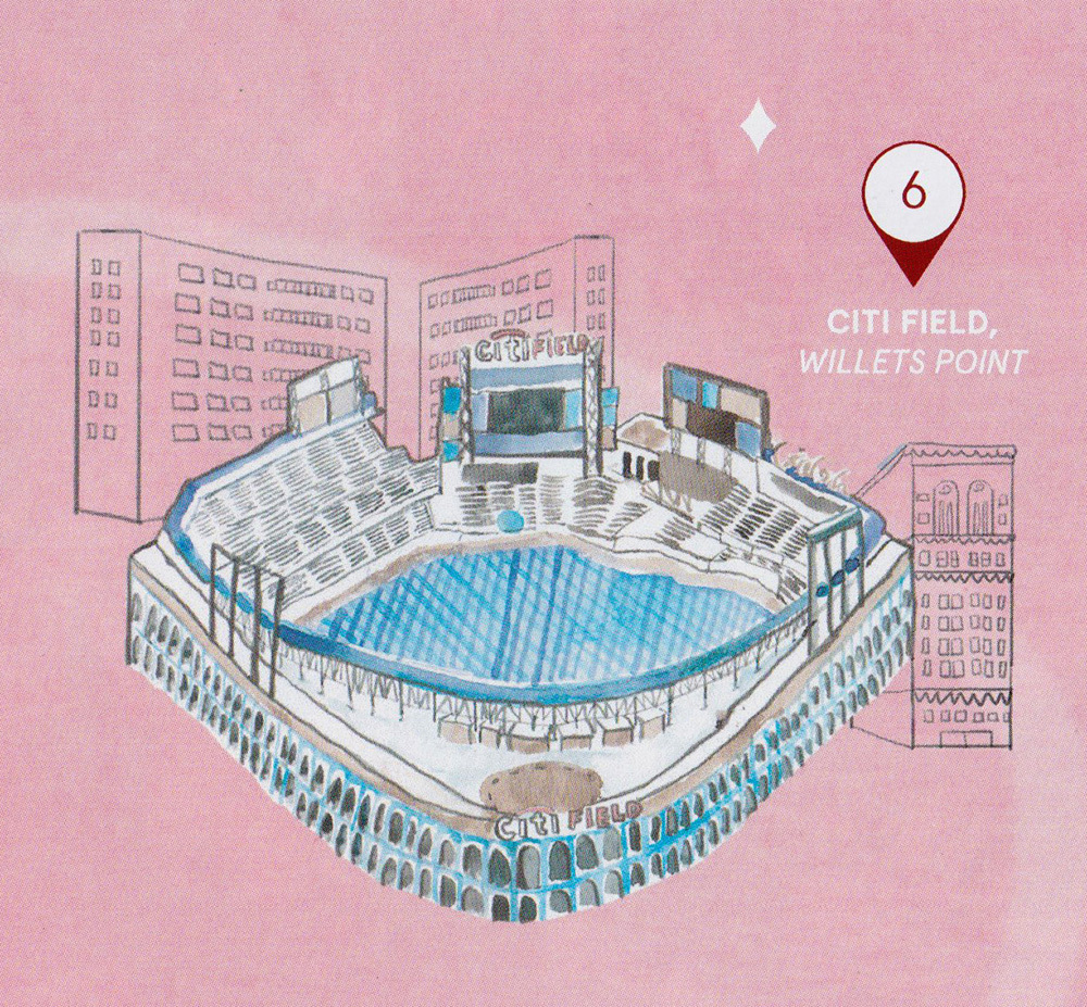 Queens Landmark Map for Primark - Chemin Hsiao