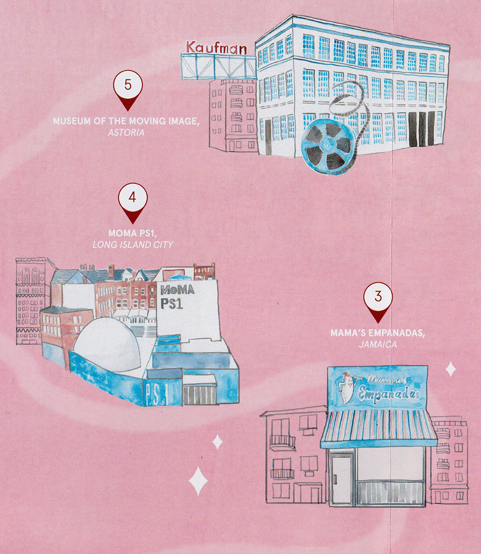 Queens Landmark Map for Primark - Chemin Hsiao