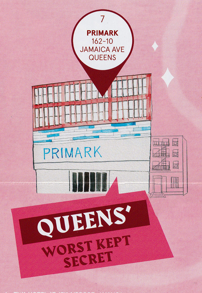 Queens Landmark Map for Primark - Chemin Hsiao