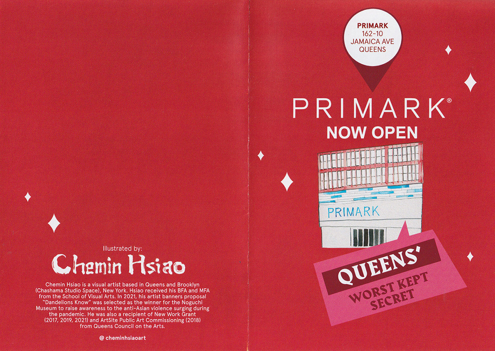 Queens Landmark Map for Primark - Chemin Hsiao