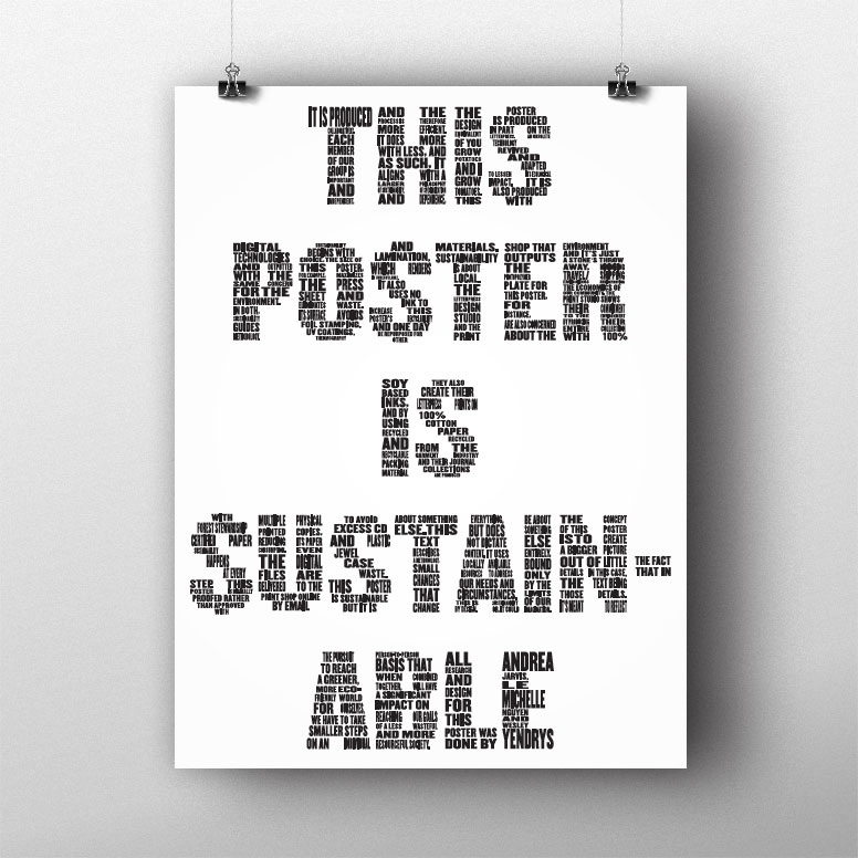 Refine Poster - Andrea Jarvis' Portfolio