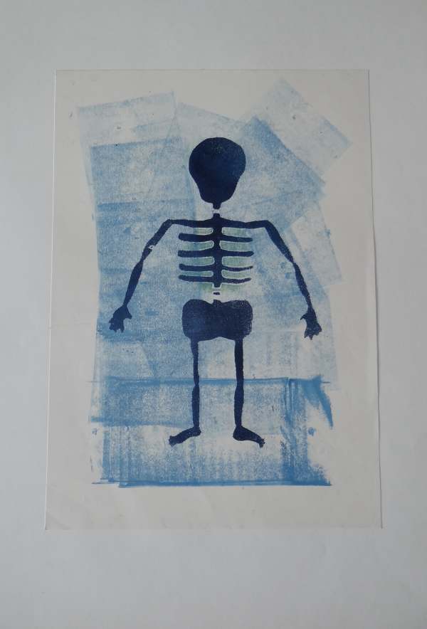 Skeleton print 3 + 4 - Digital Portfolio