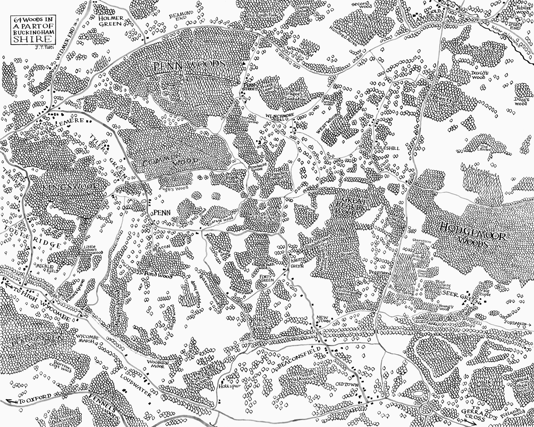 Tolkien Maps - Joshua Tabti