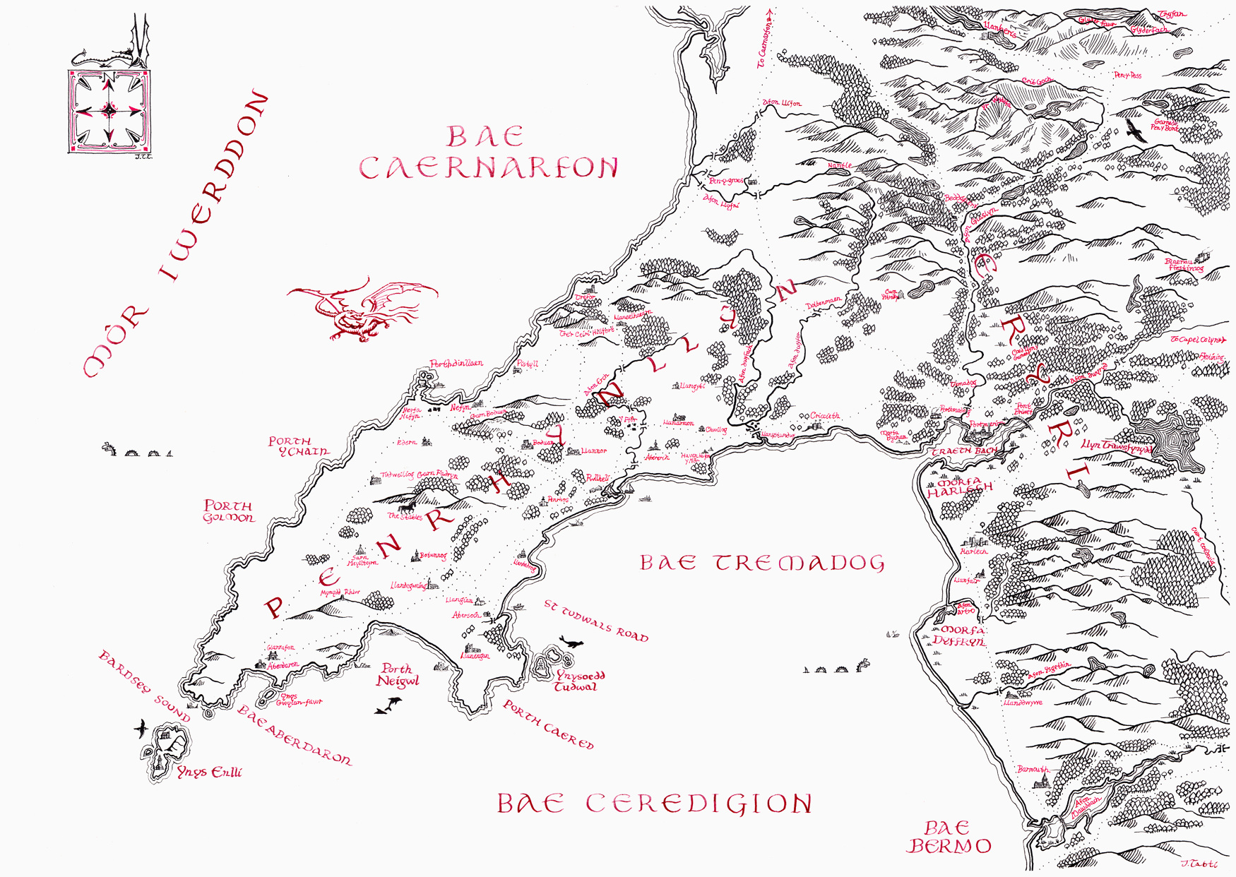 Tolkien Maps - Joshua Tabti