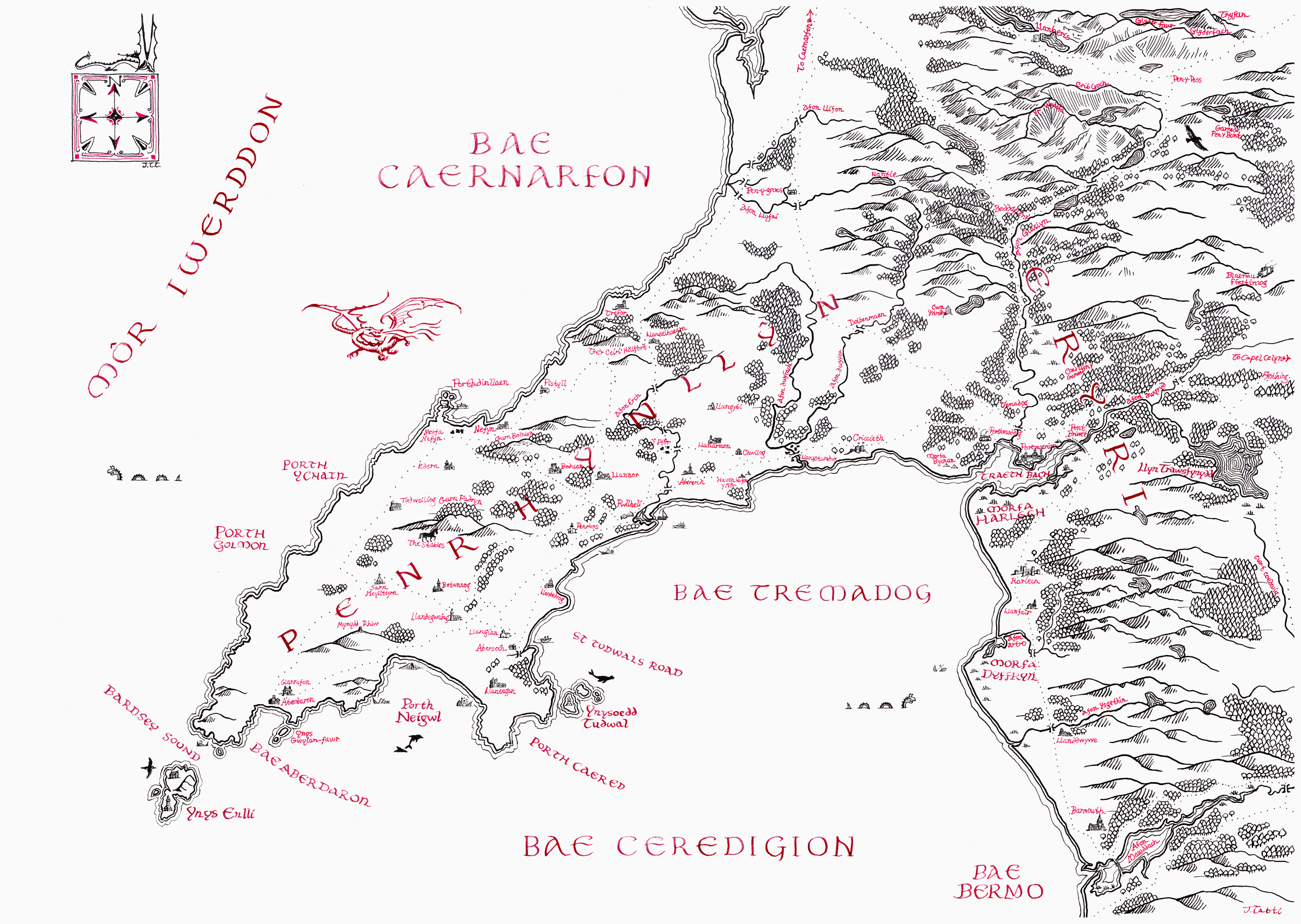 Tolkien Maps - Joshua Tabti