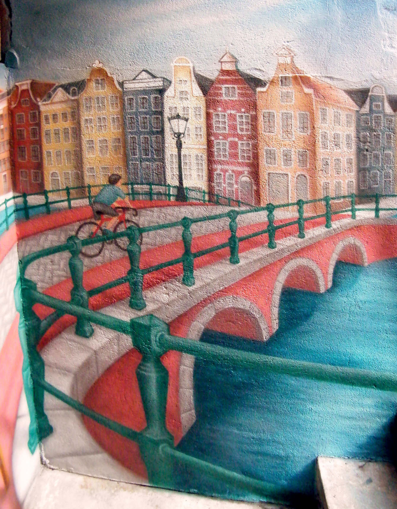 Mural of Amsterdam - Amelia Fawcett