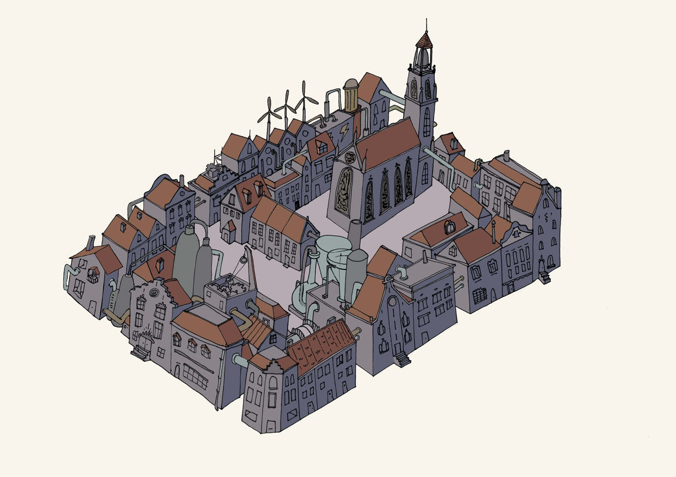 ANALOG WORLD - illustratiesvanmichiel