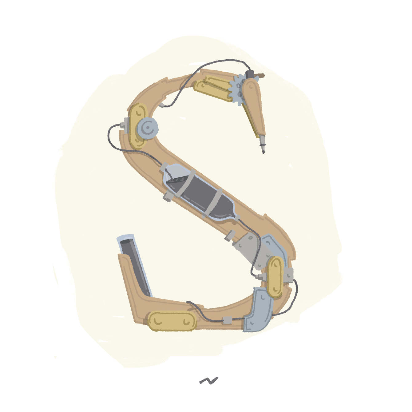 Machinery Alphabet - illustratiesvanmichiel