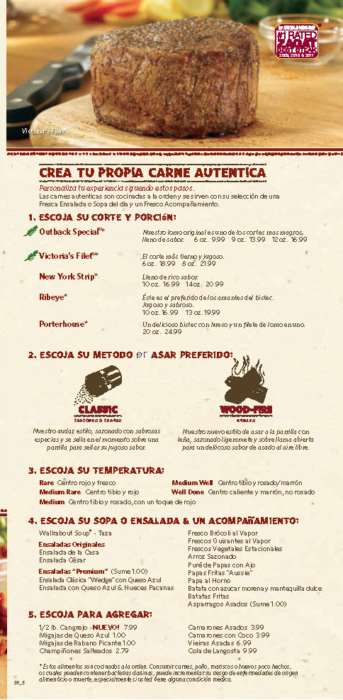 Outback Steakhouse - Alex el Publicista