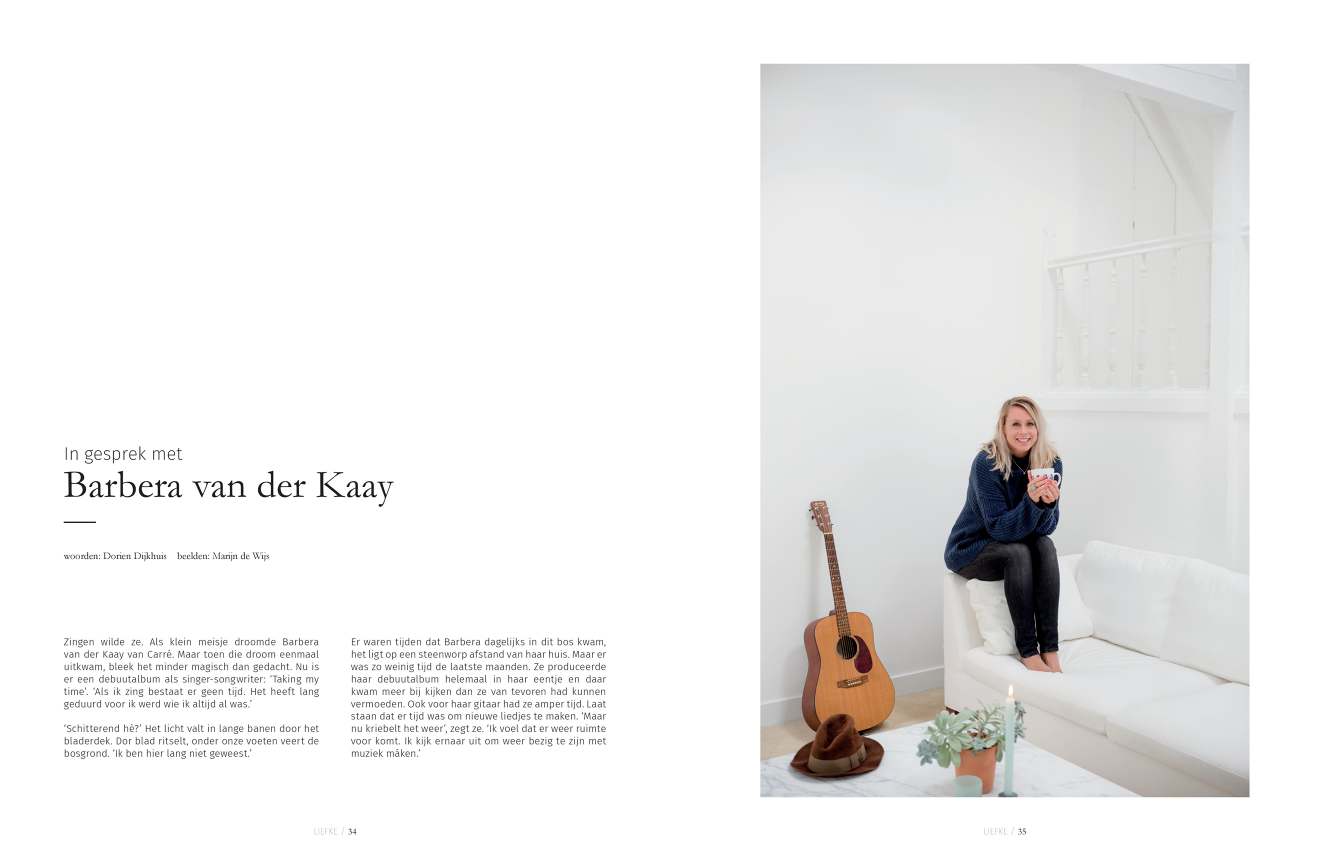 Zangeres Barbera van der Kaay - Dorien Dijkhuis