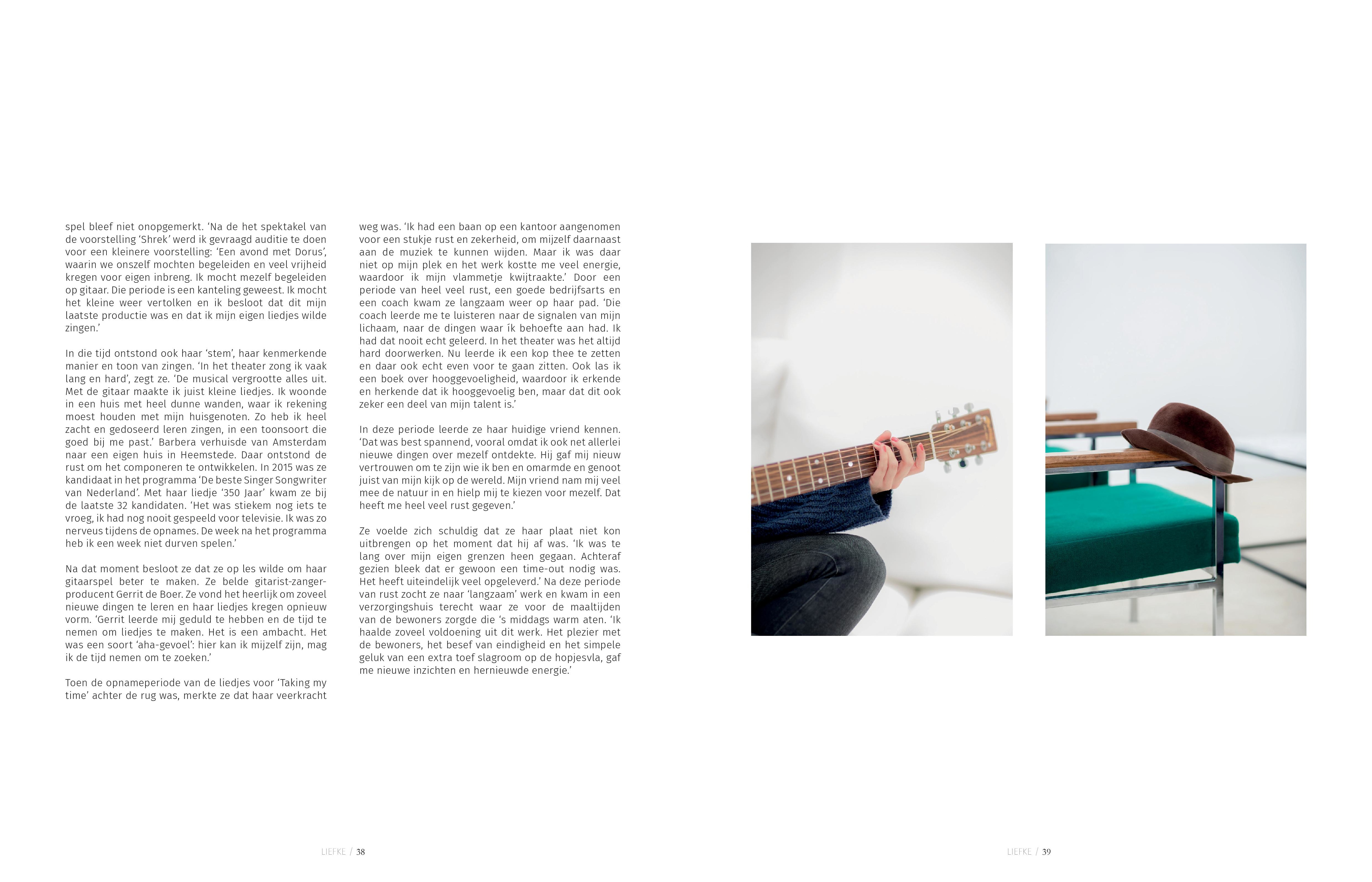 Zangeres Barbera van der Kaay - Dorien Dijkhuis