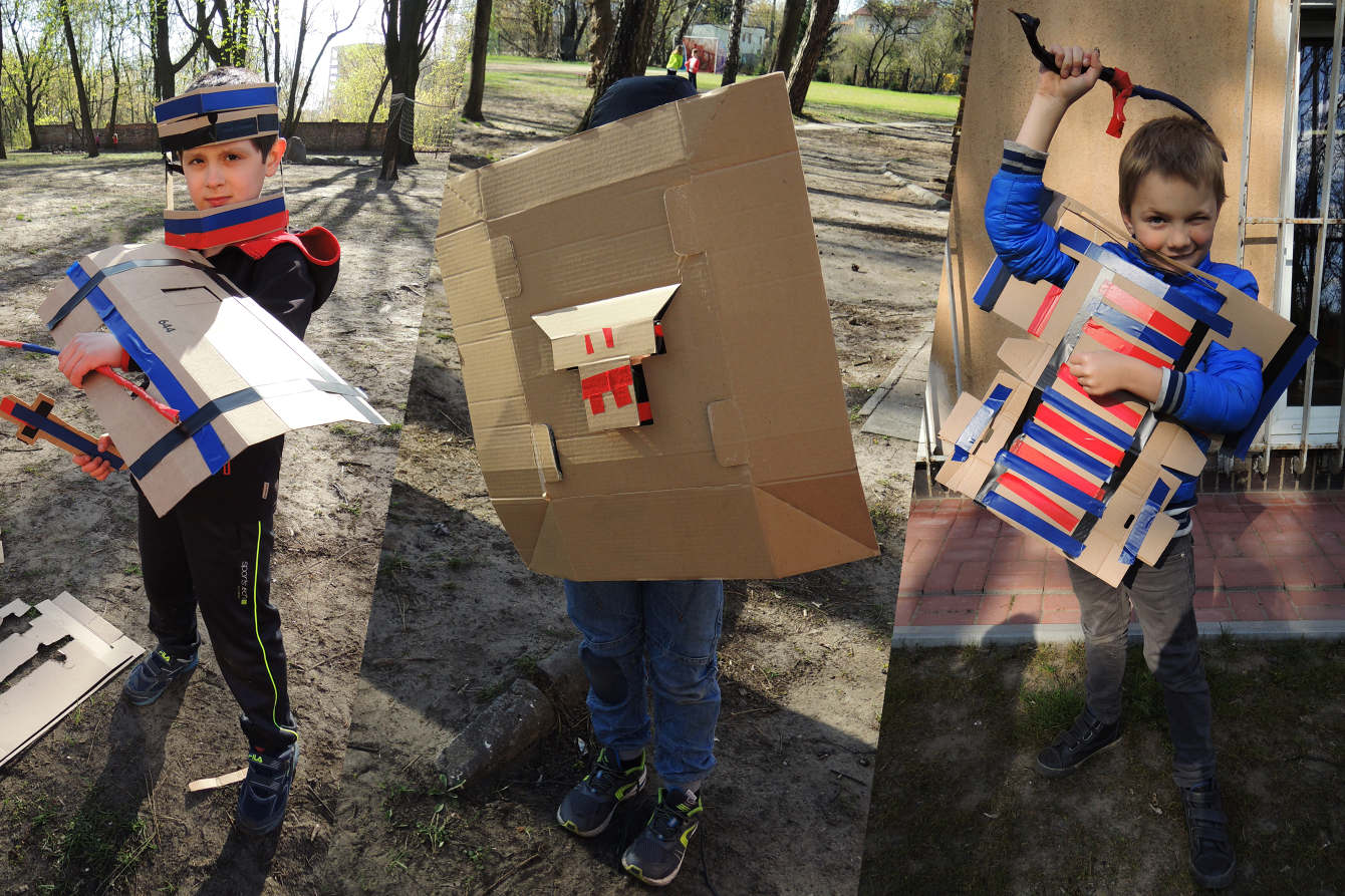 cardboard warriors / kartonowi wojownicy - Julia Owczarczak