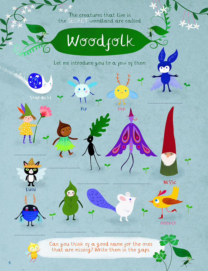 The Secret Woodland Activity Book - miaunderwood.co.uk