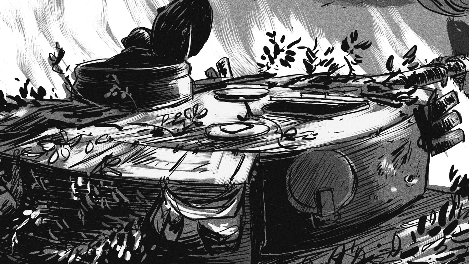 FURY poster - GVNZ - Jamie Givens Illustration and design