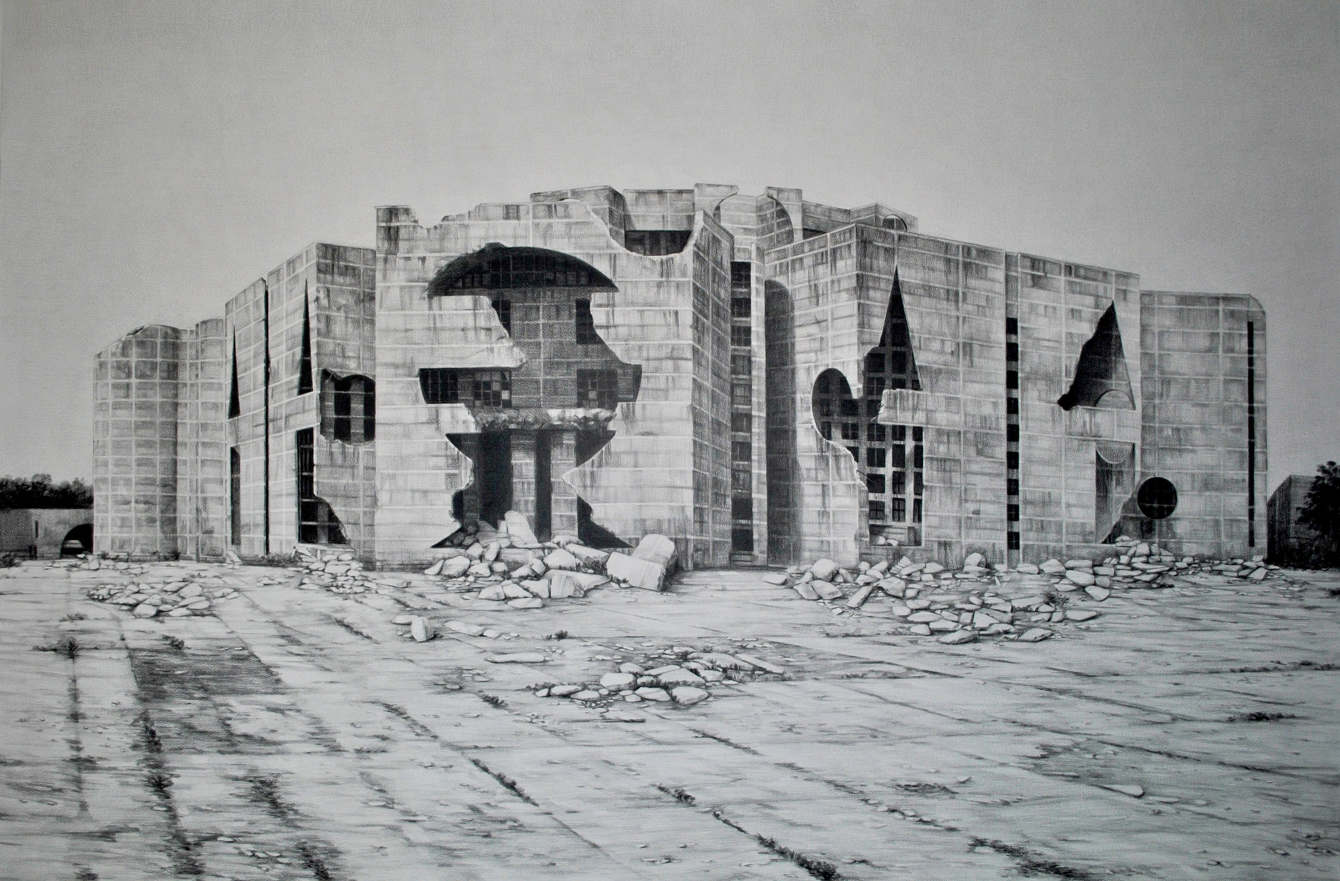 The Dhaka National Assembly Destruction - www.mario-navarro.com