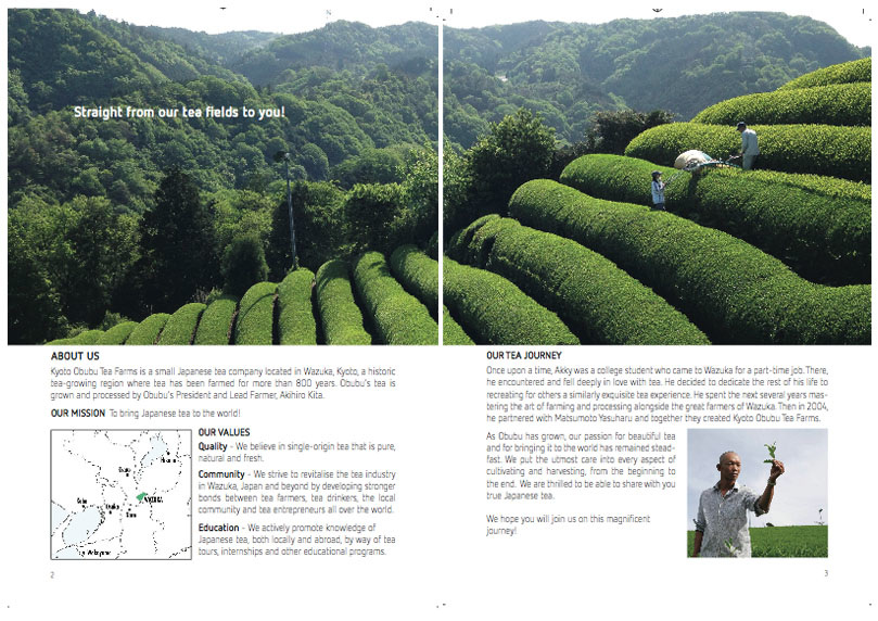 Kyoto Obubu Tea Catalogue - moni lise