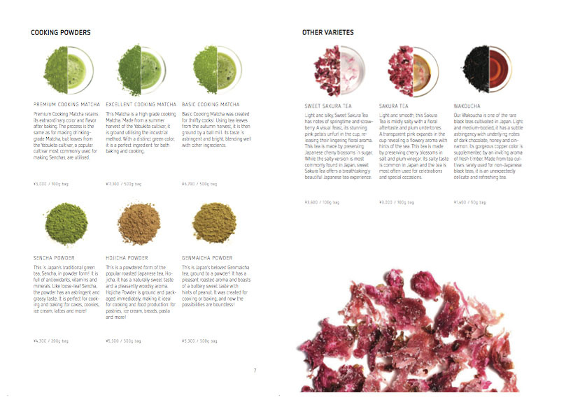 Kyoto Obubu Tea Catalogue - moni lise
