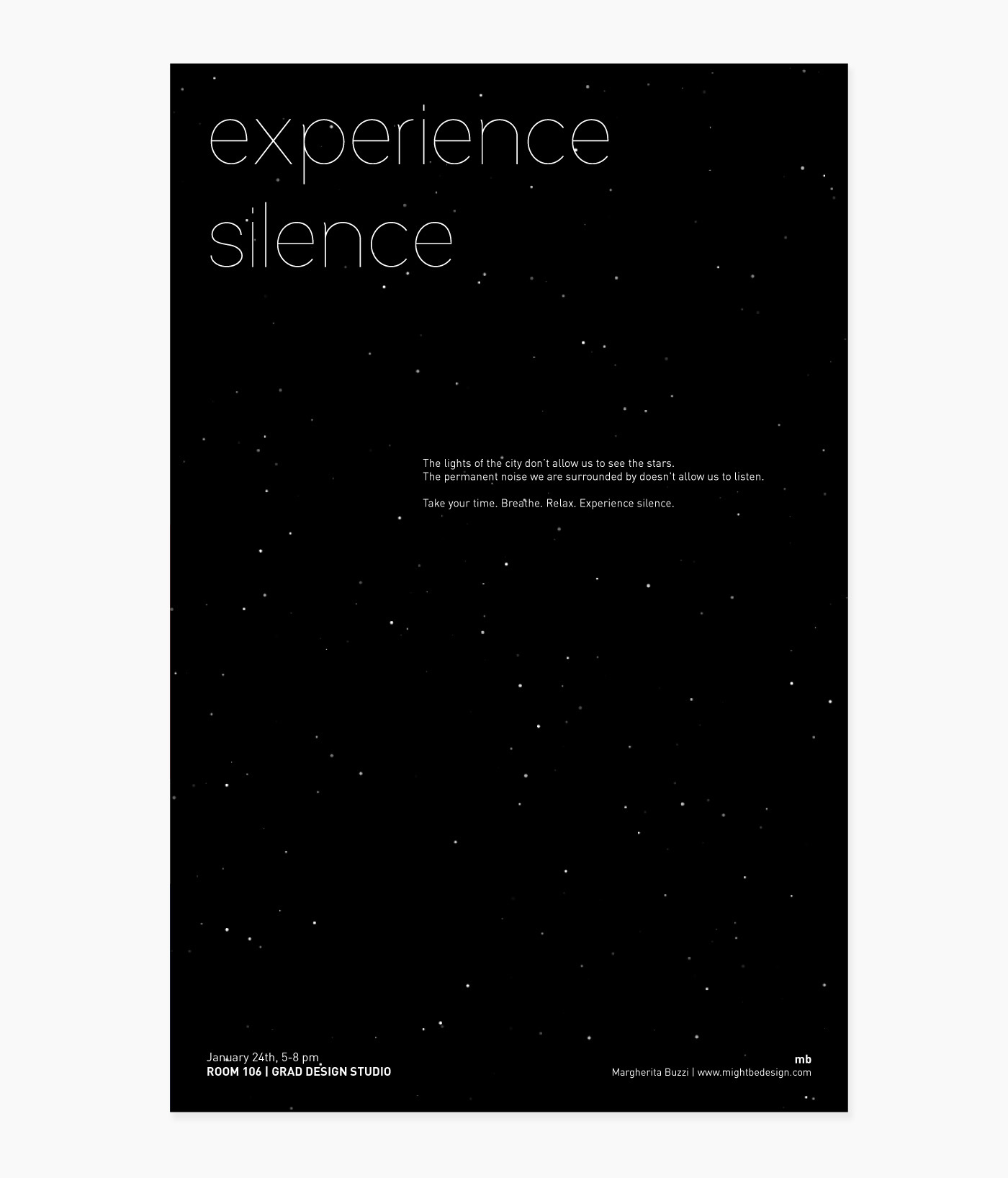 Experience Silence - margherita buzzi