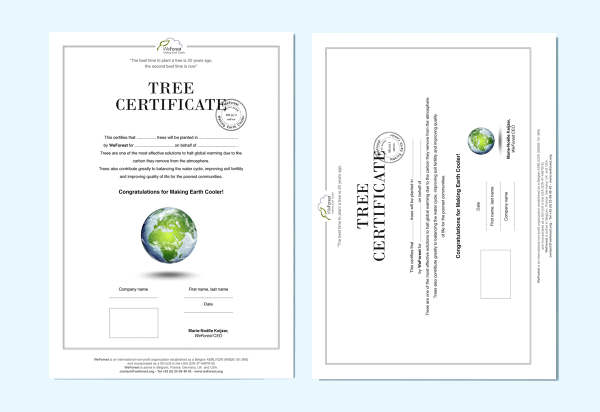 tree certificate - jehnne tabart