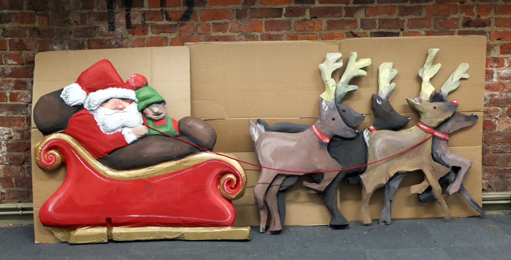 Santa Claus prop - Sarah Lewis Theatre Designer and Maker