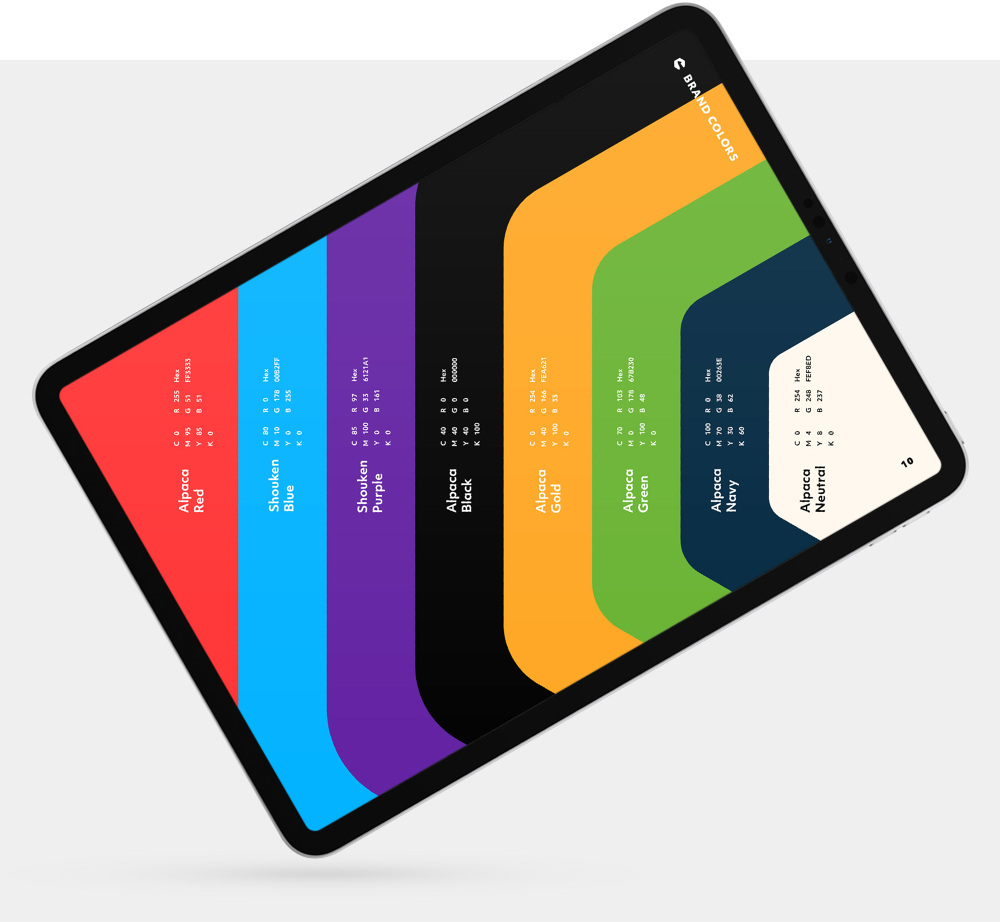 アルパカ証券 : Visual Identity, Brand Book & Website - Pulp, Inc.