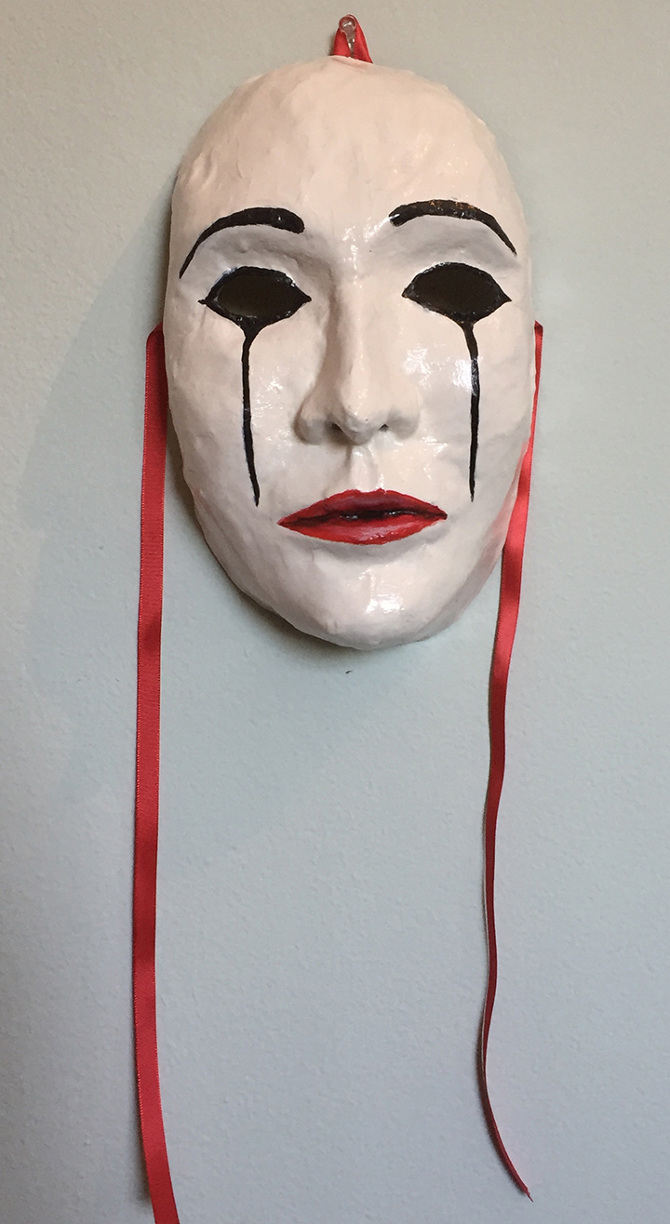 Paper Masks done in the Venetian technique - Julie McPheters: Fiber ...