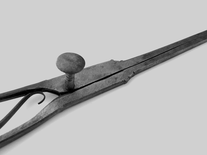 Smoking Tongs - Handwrought Tools. Aaron Beck, Blacksmith