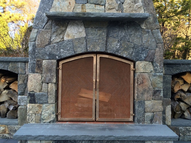 Fireplace Doors - Handwrought Tools. Aaron Beck, Blacksmith