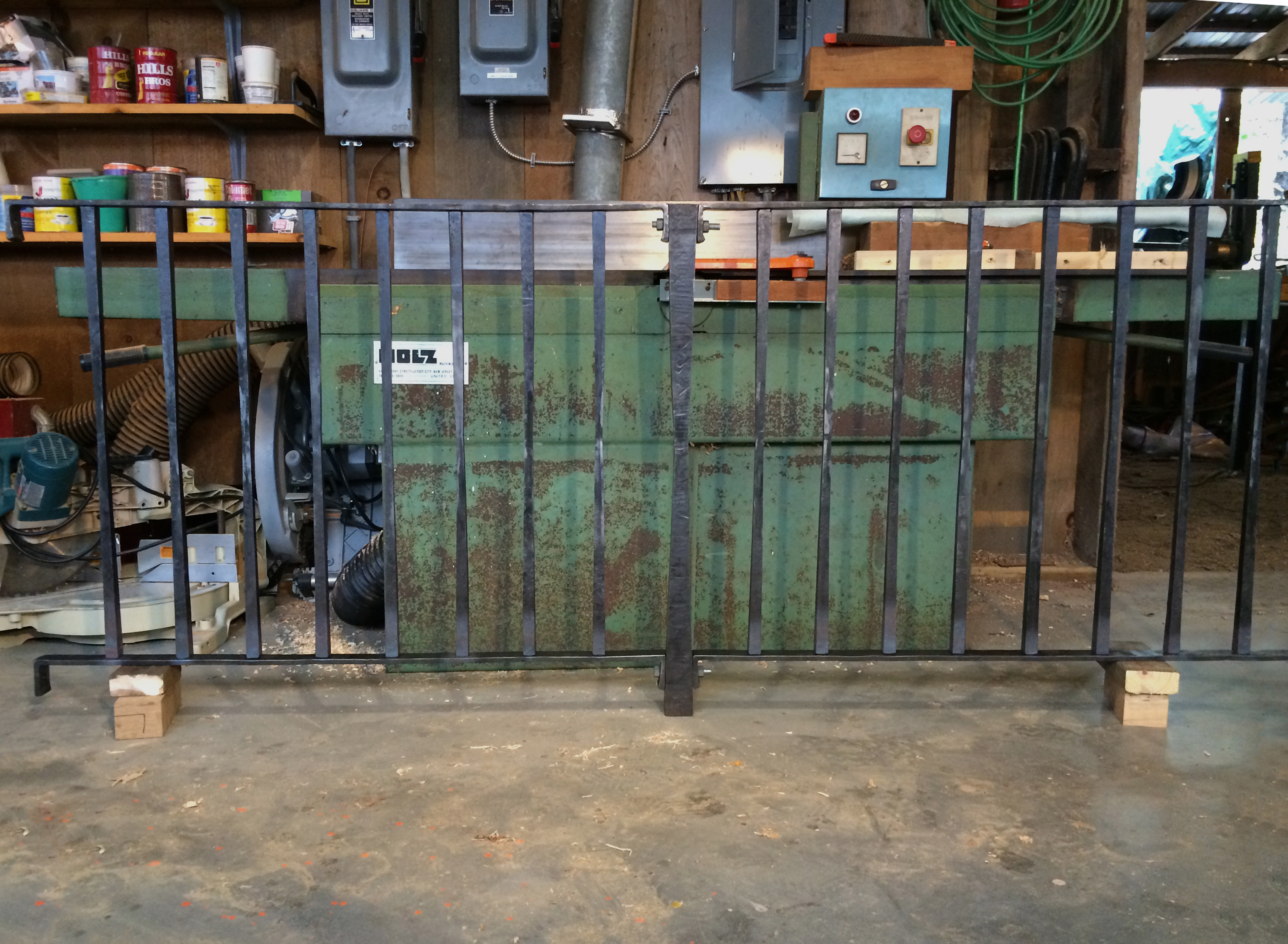 Handrail - Handwrought Tools. Aaron Beck, Blacksmith