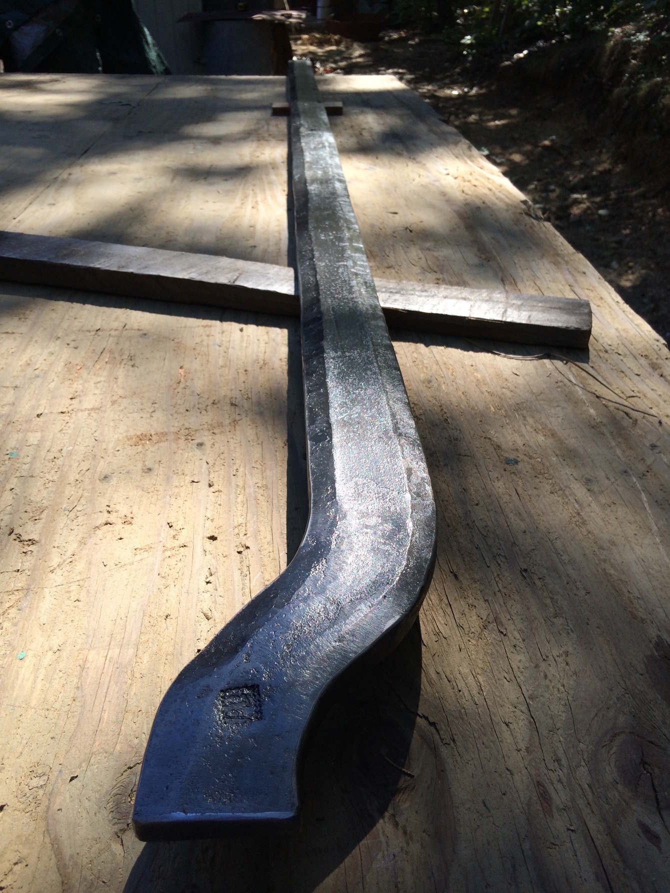 Handrail - Handwrought Tools. Aaron Beck, Blacksmith