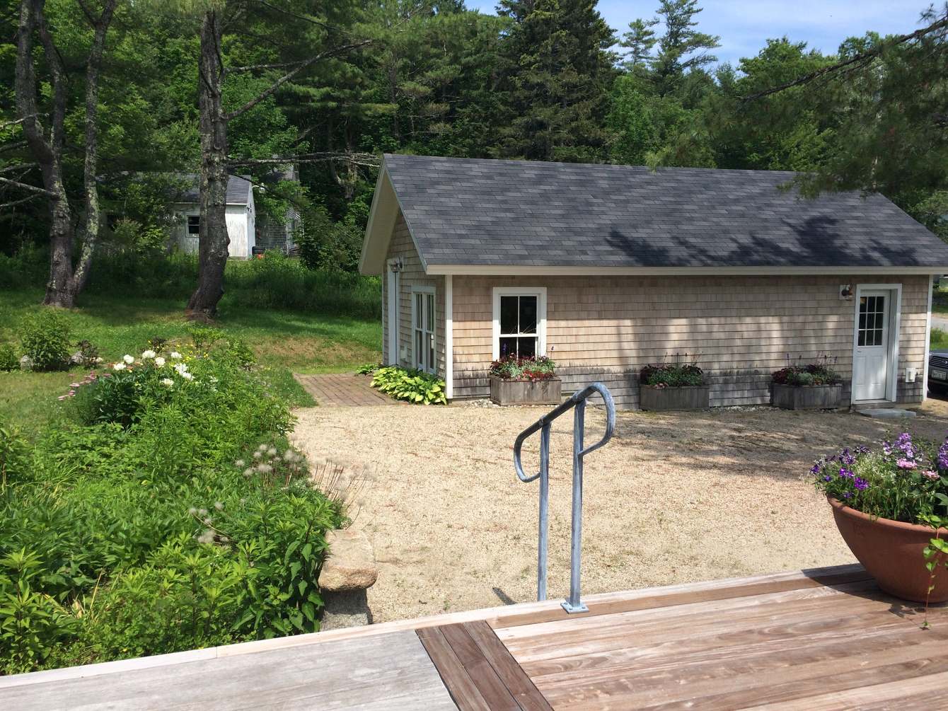 Galvanized Handrail - Handwrought Tools. Aaron Beck, Blacksmith