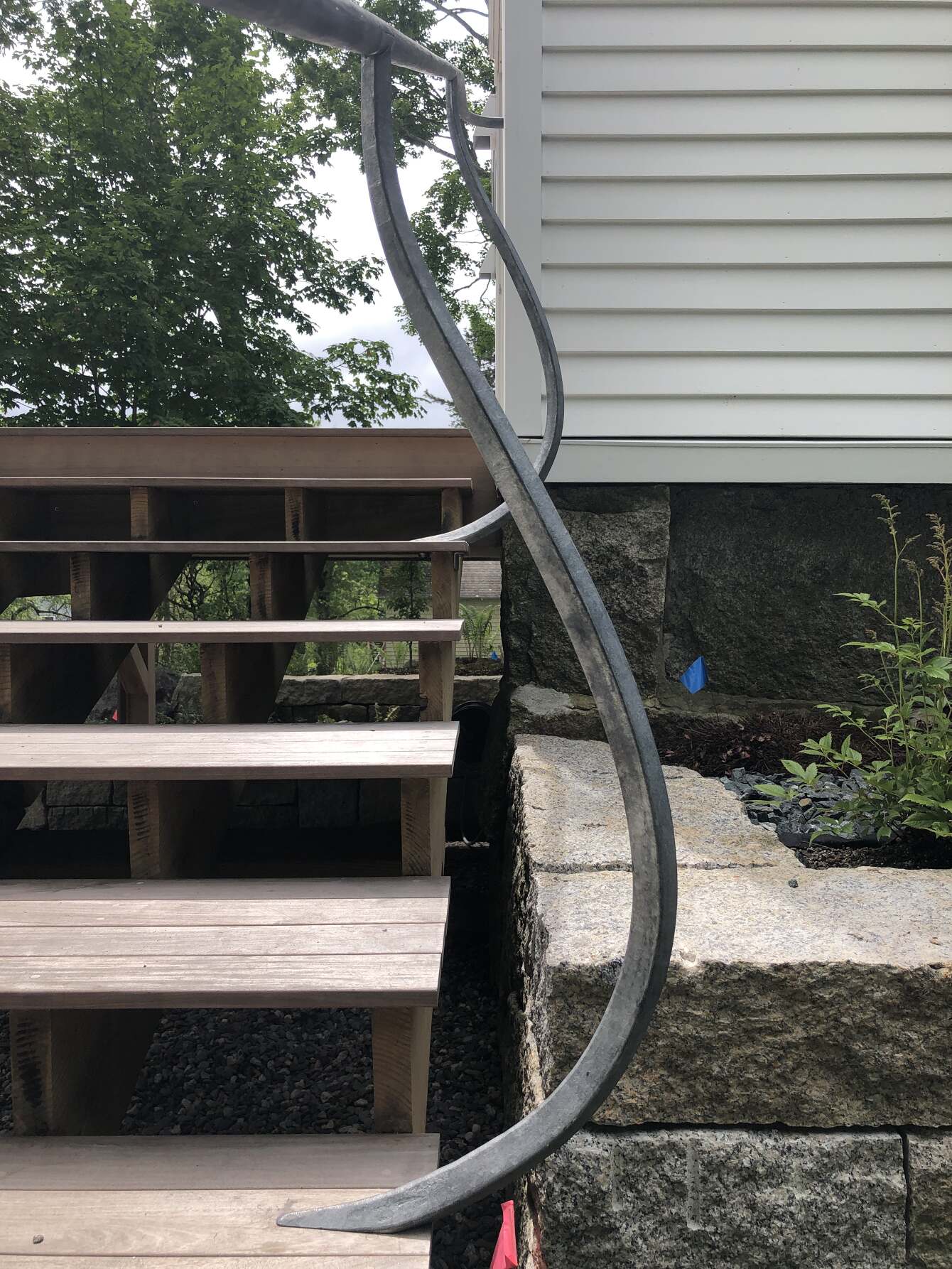 Railing - Handwrought Tools. Aaron Beck, Blacksmith