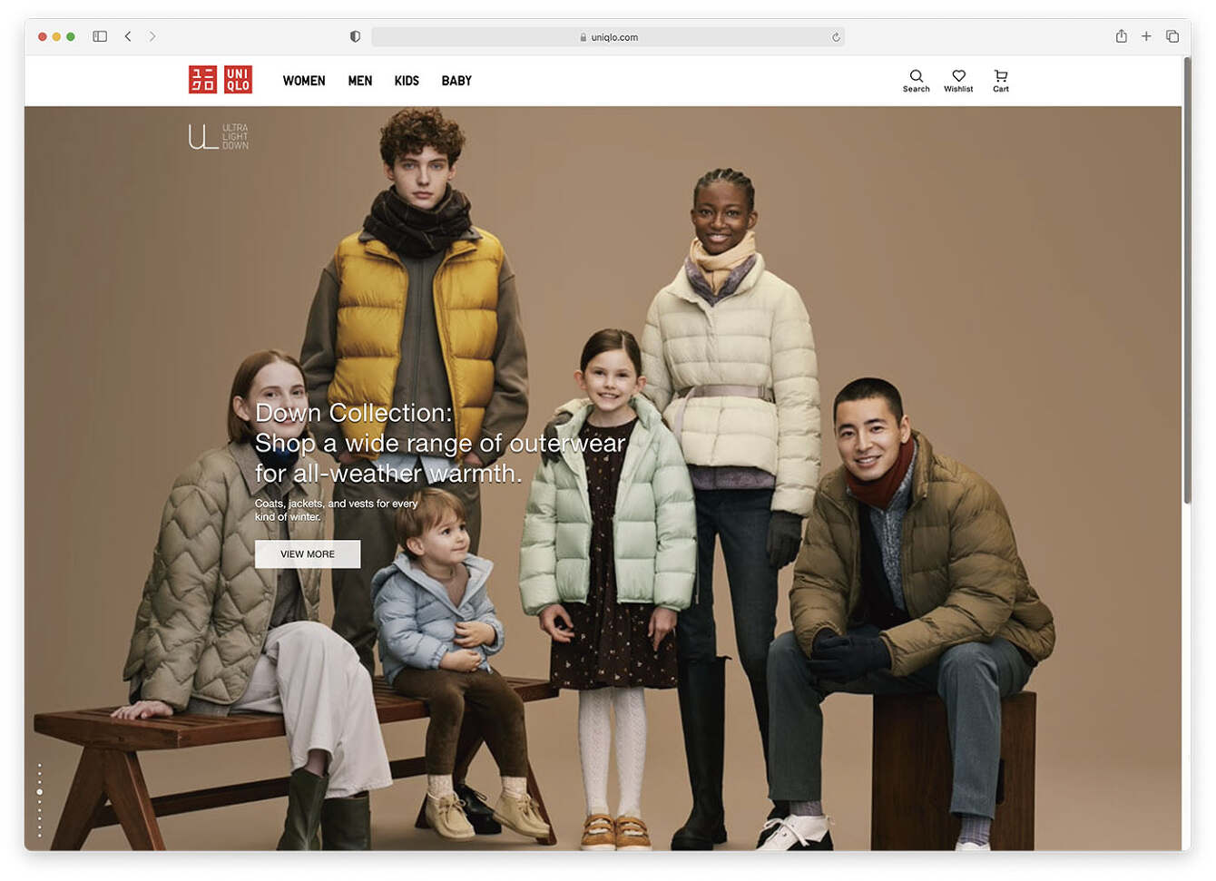 UNIQLO Down Models - YES / RYOHEI KANEDA