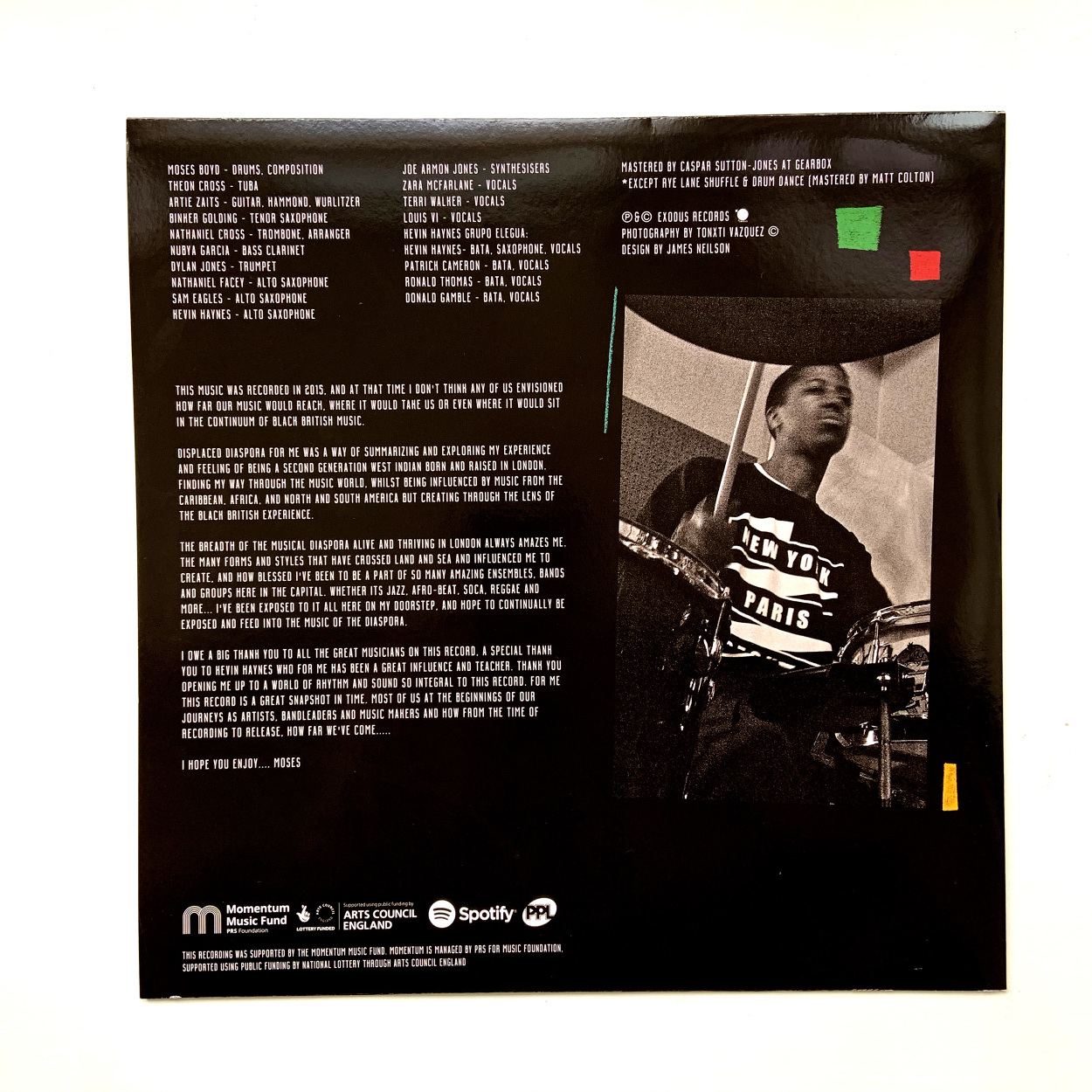 Moses Boyd Exodus- Displaced Diaspora - JAMES NEILSON