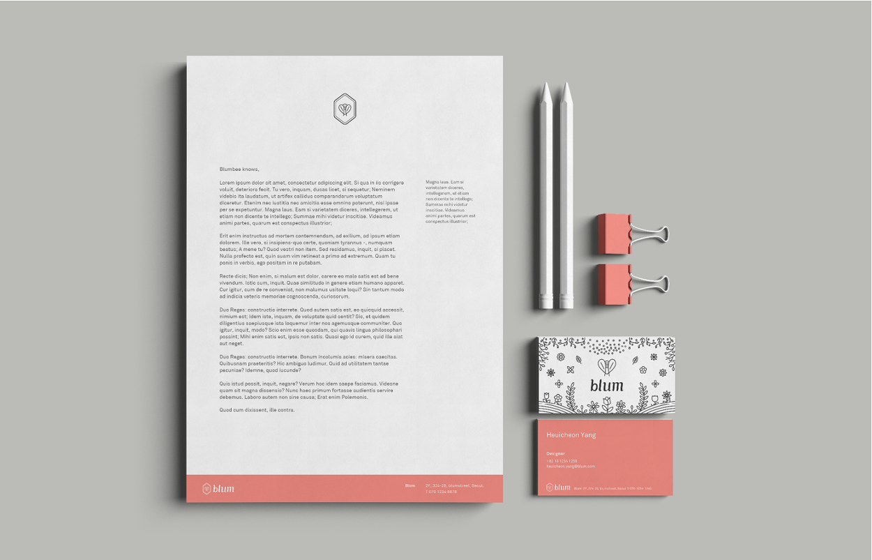 Blum: Brand identity - heuicheon.yang