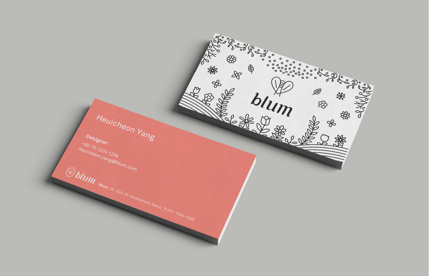Blum: Brand identity - heuicheon.yang