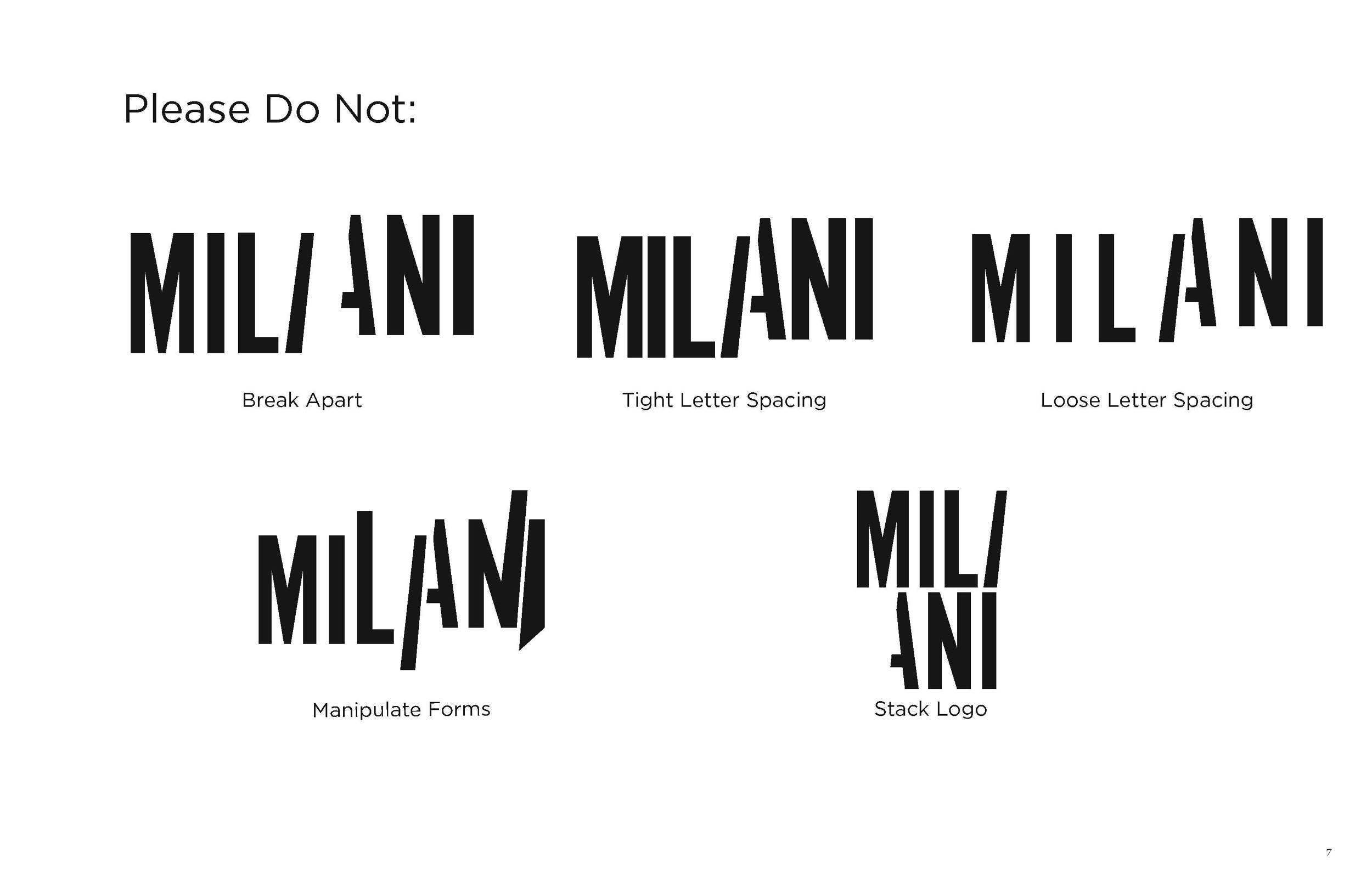 Milani Brand Guidelines - EMANII J. OWENS